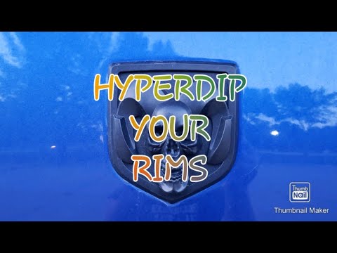 Hyperdip process and review for your rims - YouTube