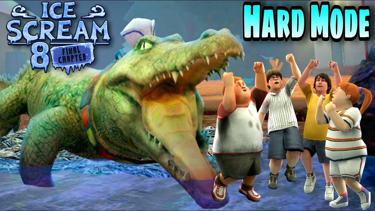 Ice Scream 8 In Hard Mode - YouTube