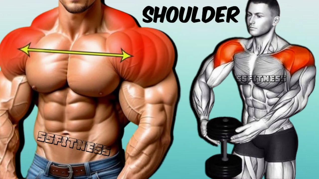 6 Huge Shoulder Exercises To Build Big Round Delts - YouTube