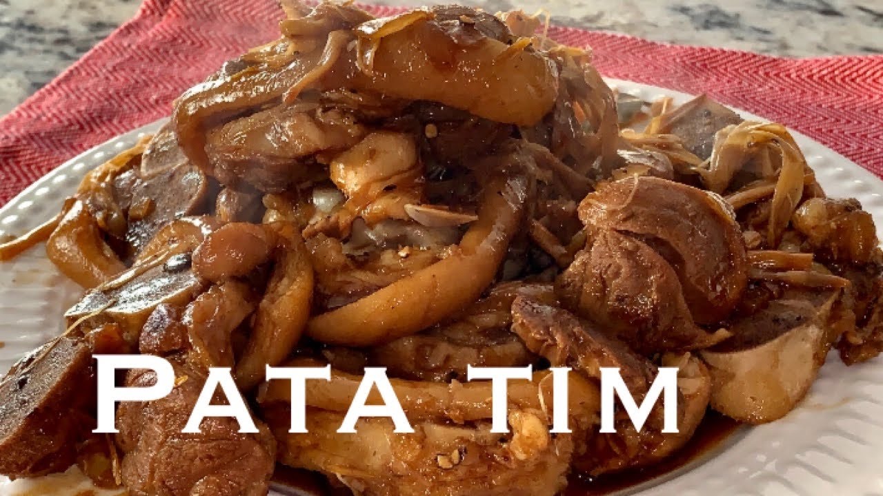 Simple and easy Pinoy recipe PATA TIM - YouTube