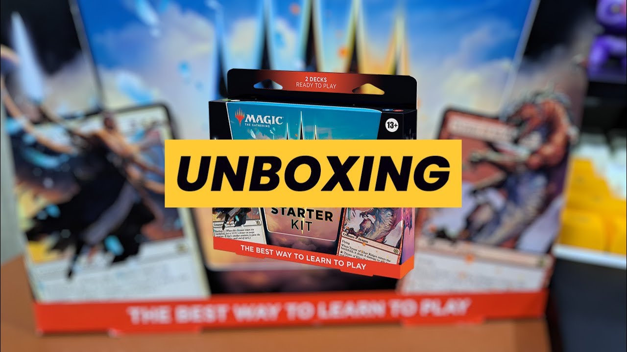 Magic The Gathering 2023 Starter Kit Unboxing and First Impressions ...