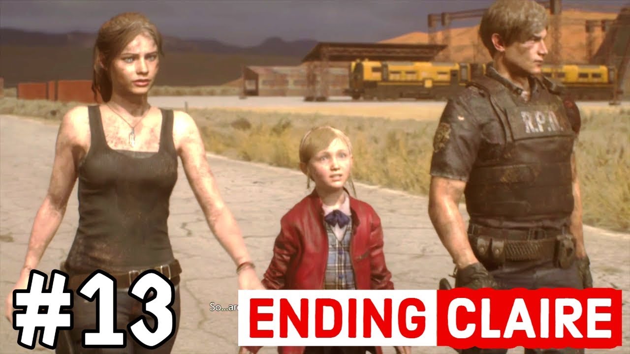 RESIDENT EVIL 2 REMAKE | Part 13 - ENDING | ESCAPE THE LAB (RE2 CLAIRE ...