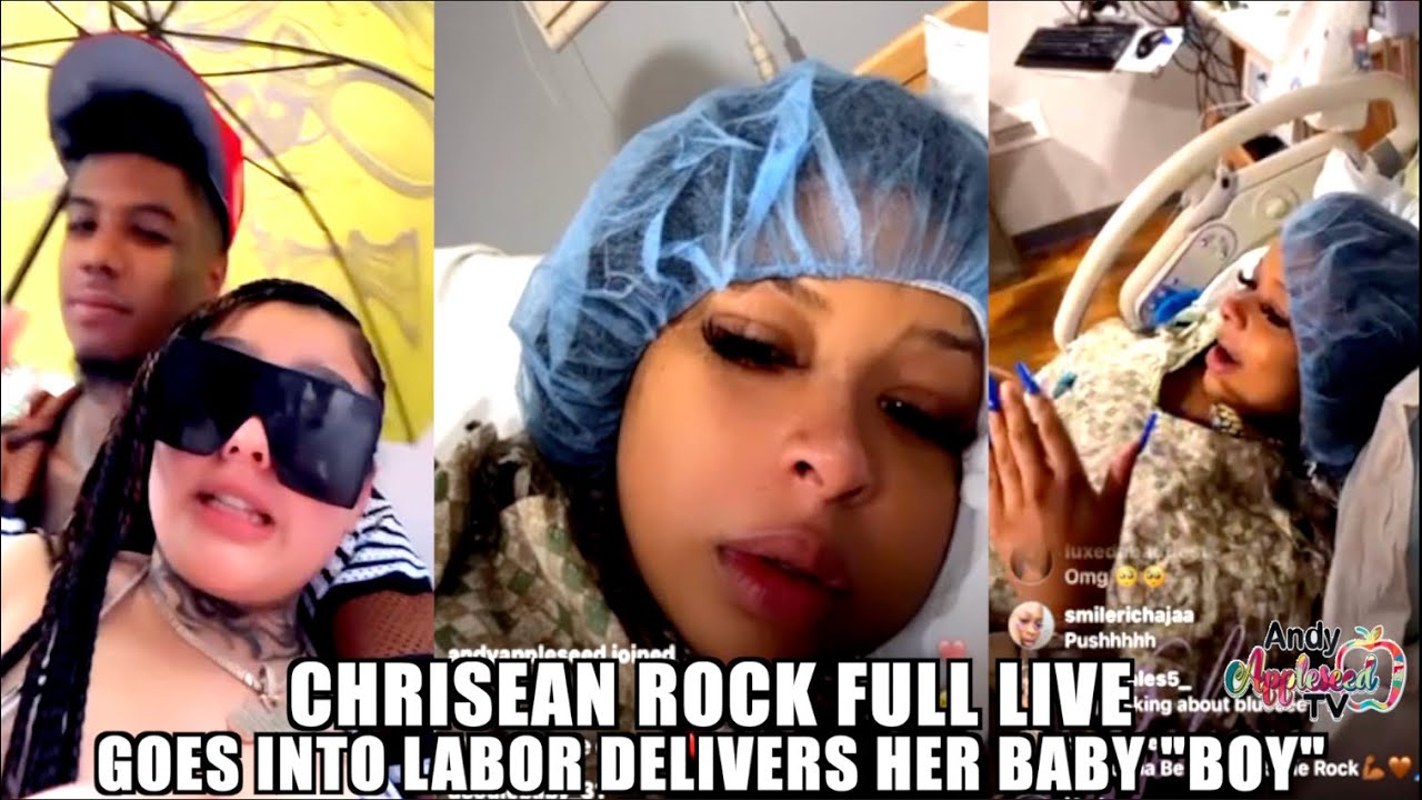 Chrisean Rock Goes Into Labor On Live Births Her Baby BOY While # ...