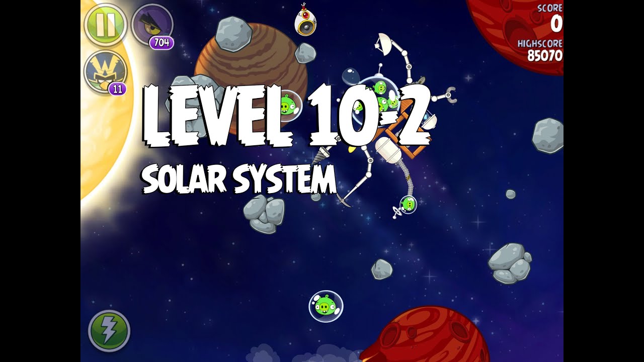 Angry Birds Space Solar System 10-2 Walkthrough 3-Star - YouTube