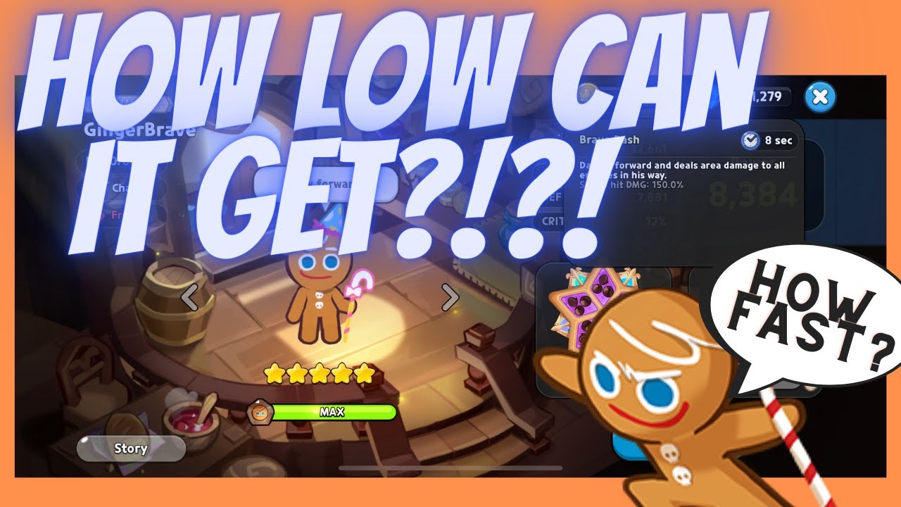How Low Can Gingerbrave's Skill Cooldown Go? | Cookie Run Kingdom - YouTube