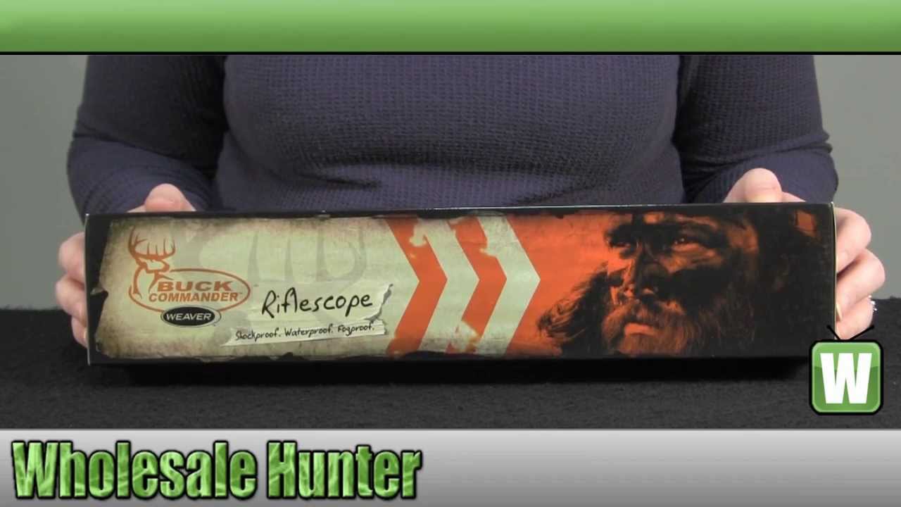 Weaver Buck Commander 2-8x36mm Command-X Reticle Rifle Scope mfg# 94579 ...