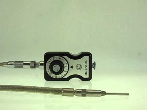Prontor AGC Mechanical Timer Shutter Release Cable - YouTube