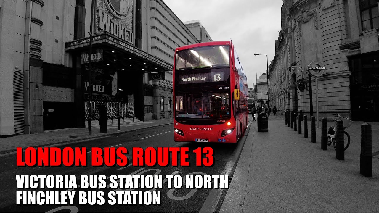 See the Best of London on a Wet Morning Bus Ride - Route 13 From ...
