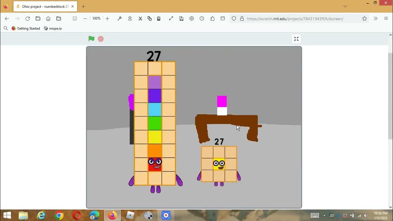 A picture of numberblock 27 that is cool - YouTube
