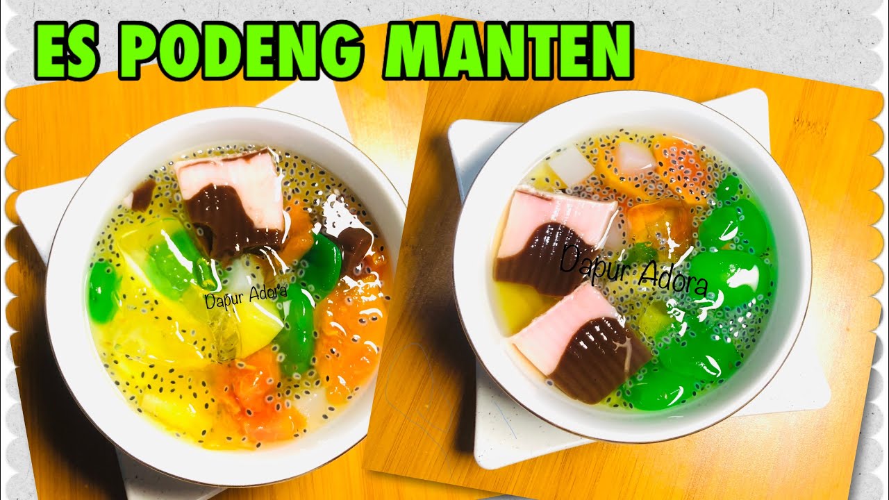 ES PODENG MANTEN | biasanya menu ini ada di acara pernikahan - YouTube