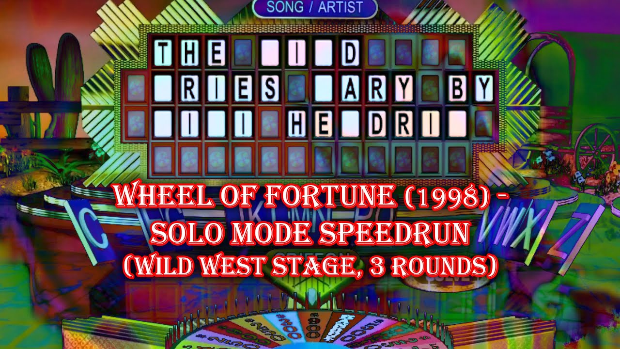 Wheel Of Fortune (1998) - Solo Mode Speedrun (Wild West Stage, 3 Rounds ...