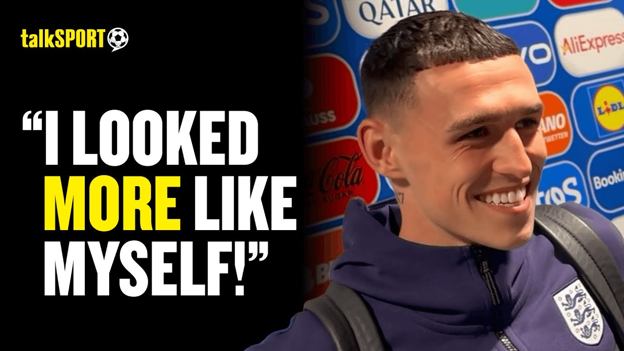 Phil Foden Describes Last Night As One Of His BEST In An England Shirt ...
