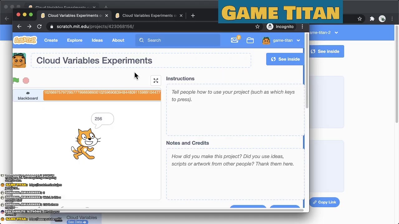 Cloud Variables Broken? | Scratch Live Coding - YouTube