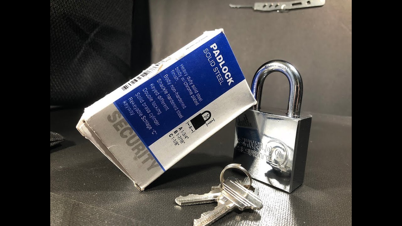 [033] Shield Security Pad”Lock” - YouTube