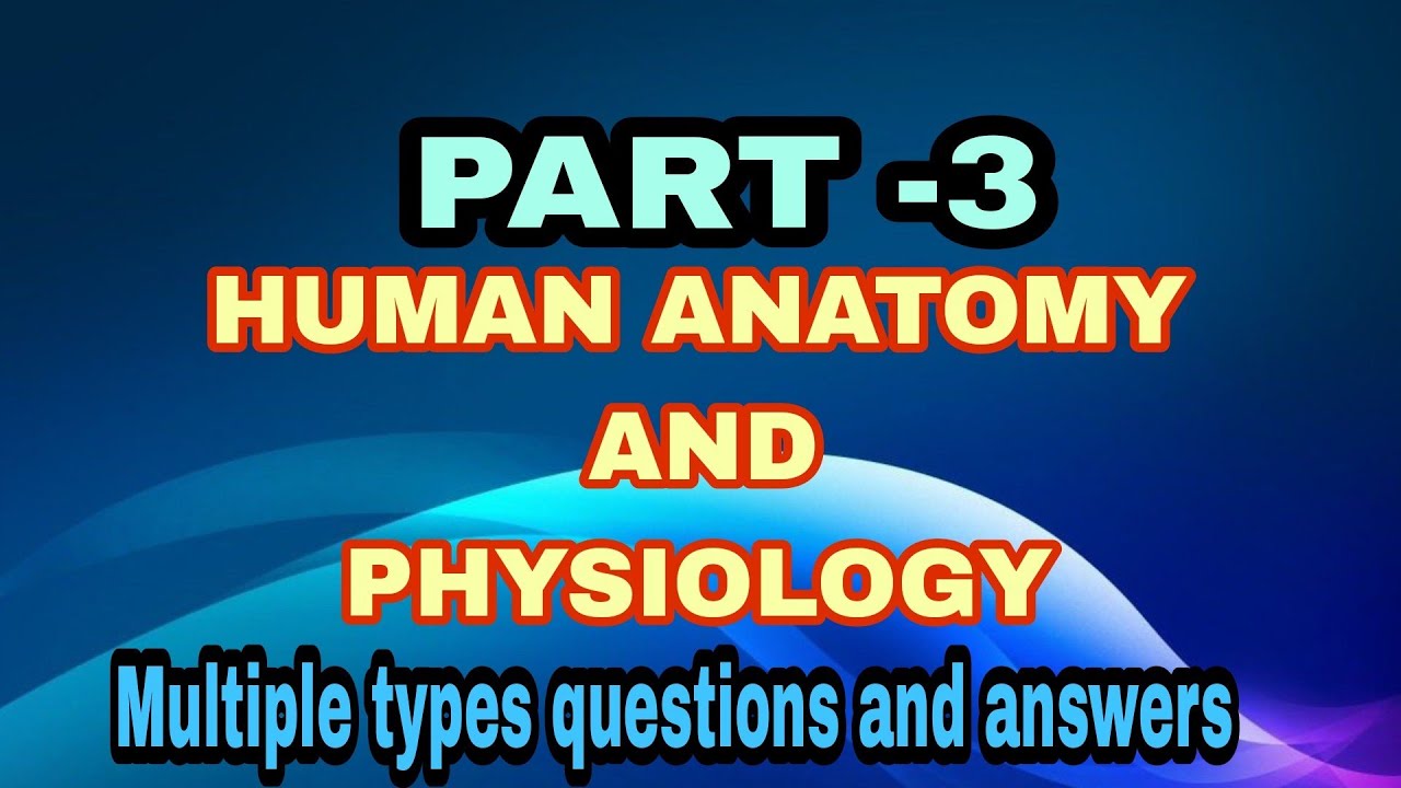 HUMAN ANATOMY AND PHYSIOLOGY MULTIPLE TYPES QUESTIONS ...
