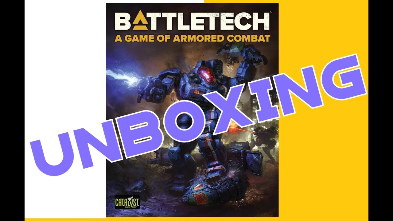 Unboxing Battletech: a Game of Armoured Combat - YouTube