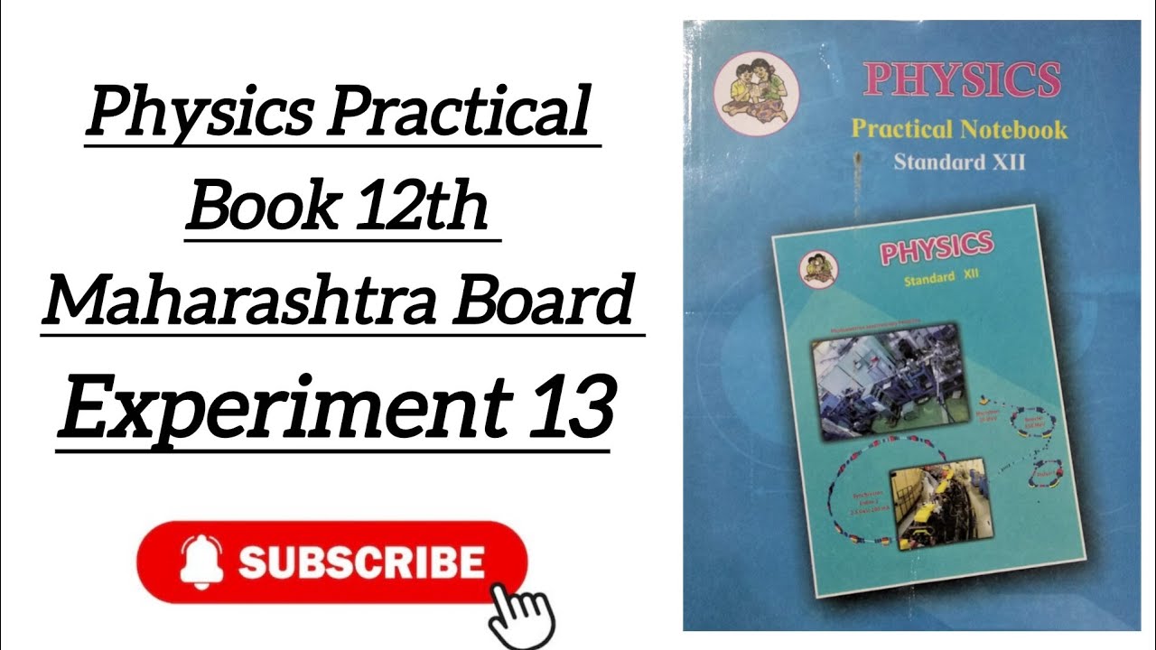 Class 12 Physics Practical Notebook Answer | Maharashtra Board - YouTube