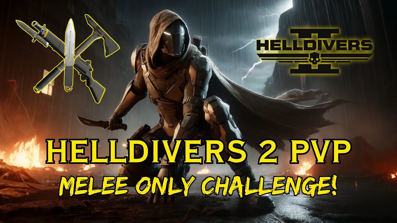 Helldivers 2 PvP! Melee only challenge! - YouTube