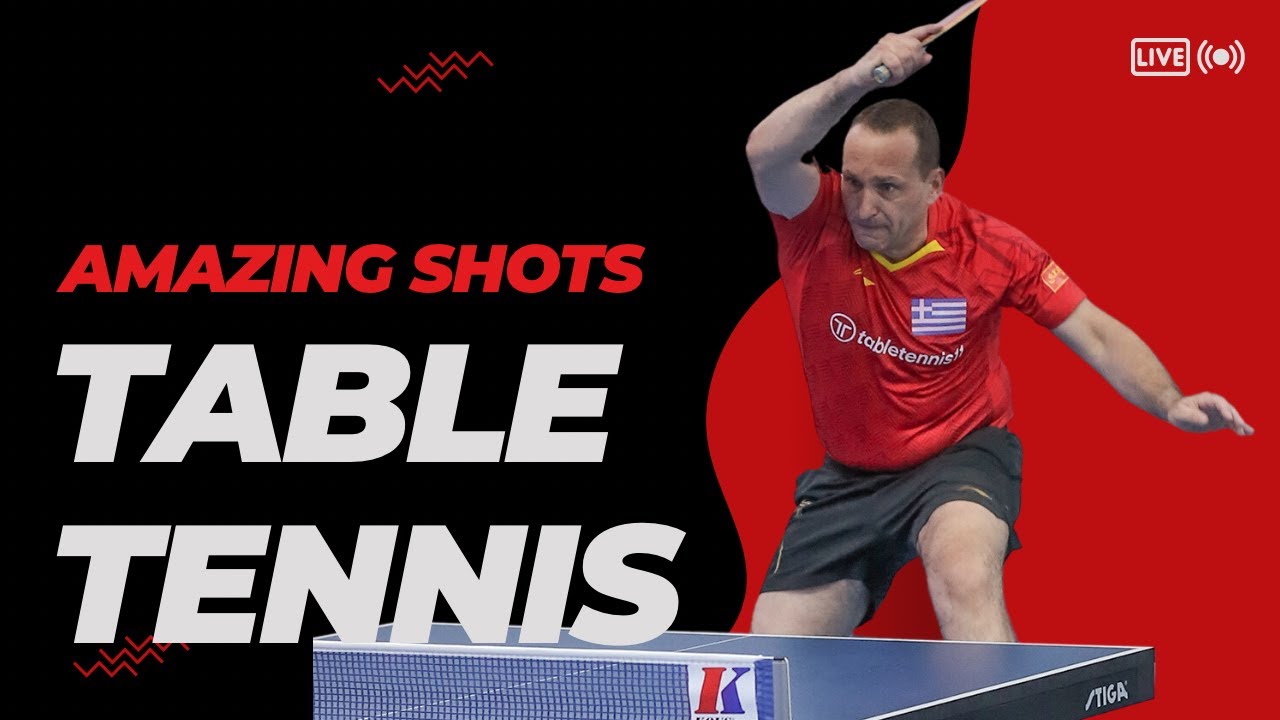 Some amazing table tennis shots with KOUS! - YouTube