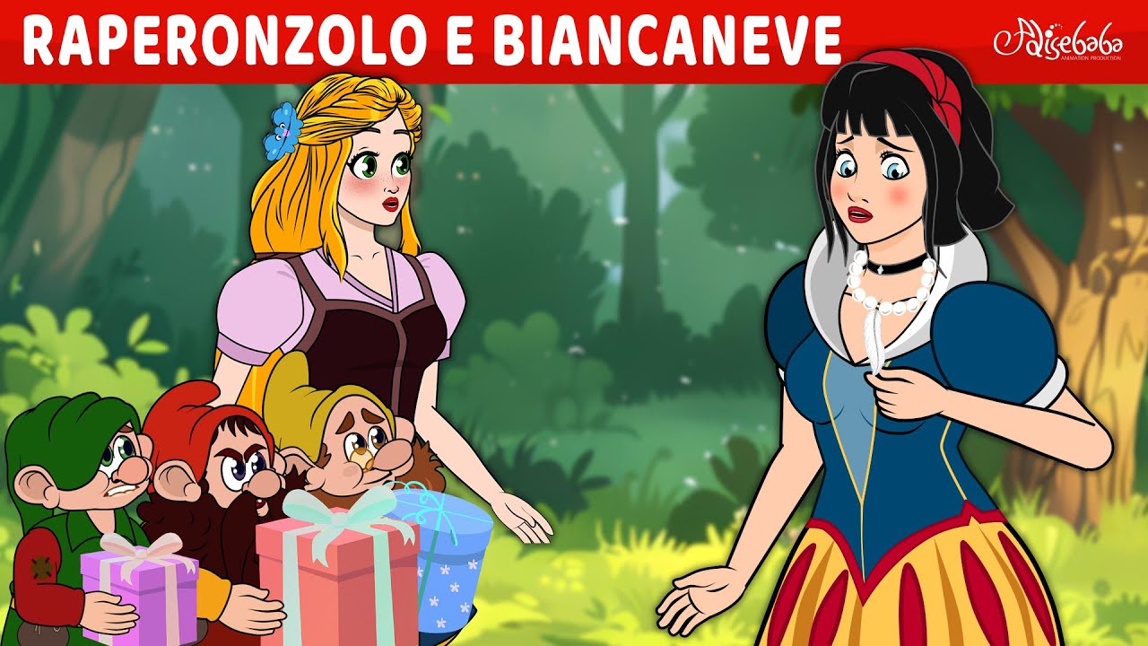 Raperonzolo - La collana di piume per Biancaneve 🪶💛 | Storie Per ...
