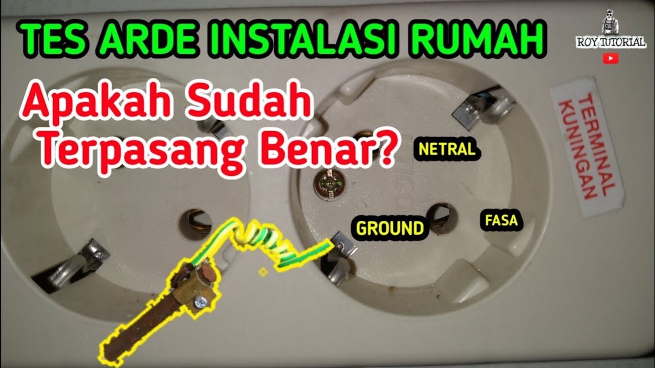 Cara Tes Arde/Grounding Instalasi rumah - YouTube