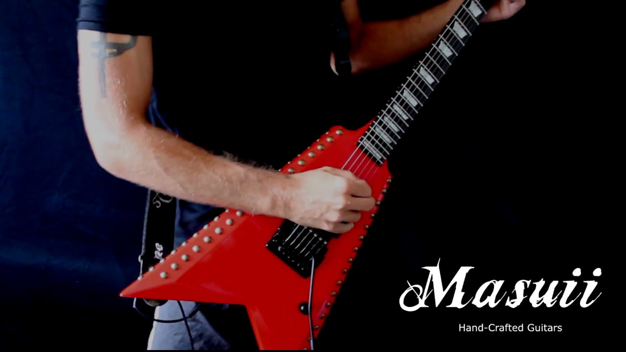 Masuii Guitars - K.K. Downing guitar Hamer K.K. Mini V Replica - 1 Demo ...