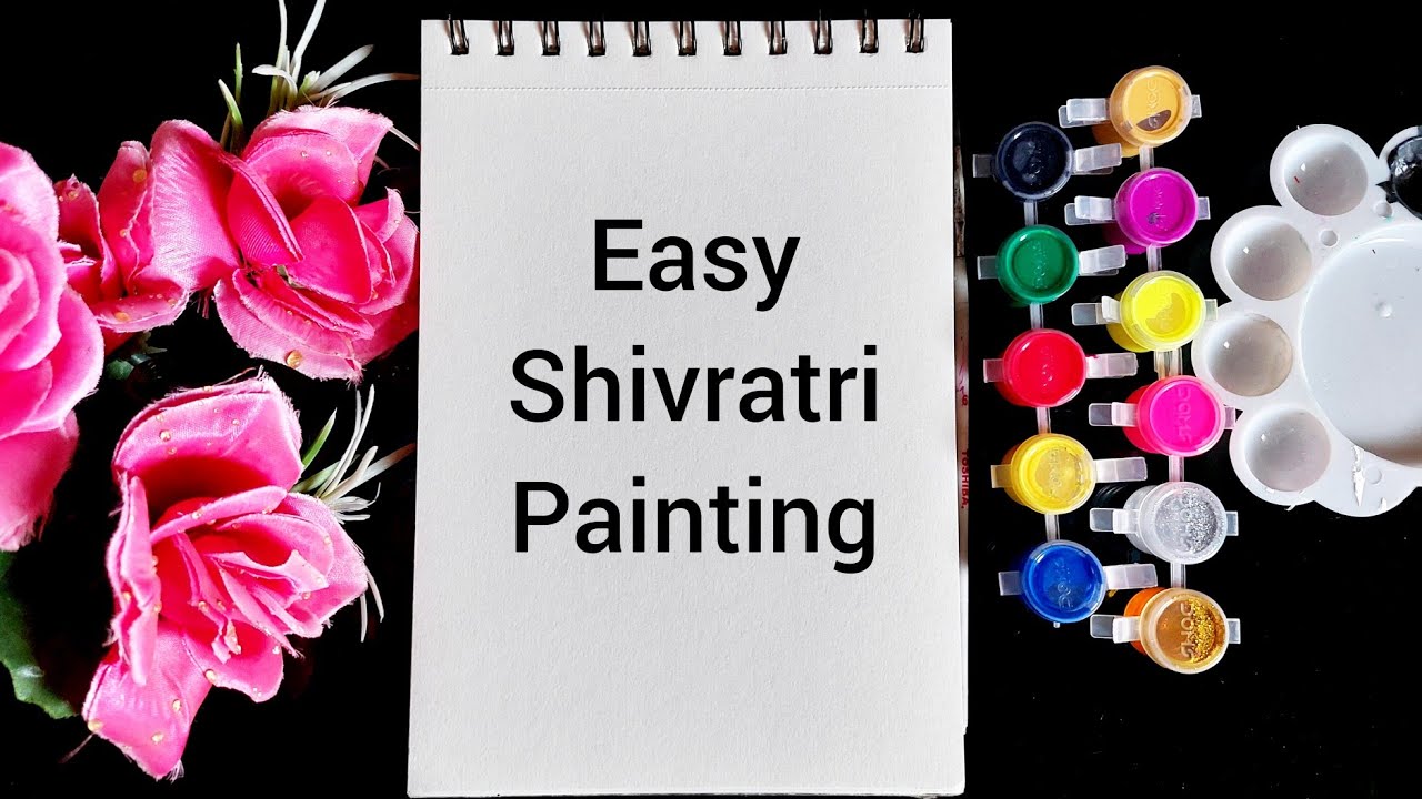 Mahadev Easy painting| Easy shivling painting| shivratri painting|Easy ...