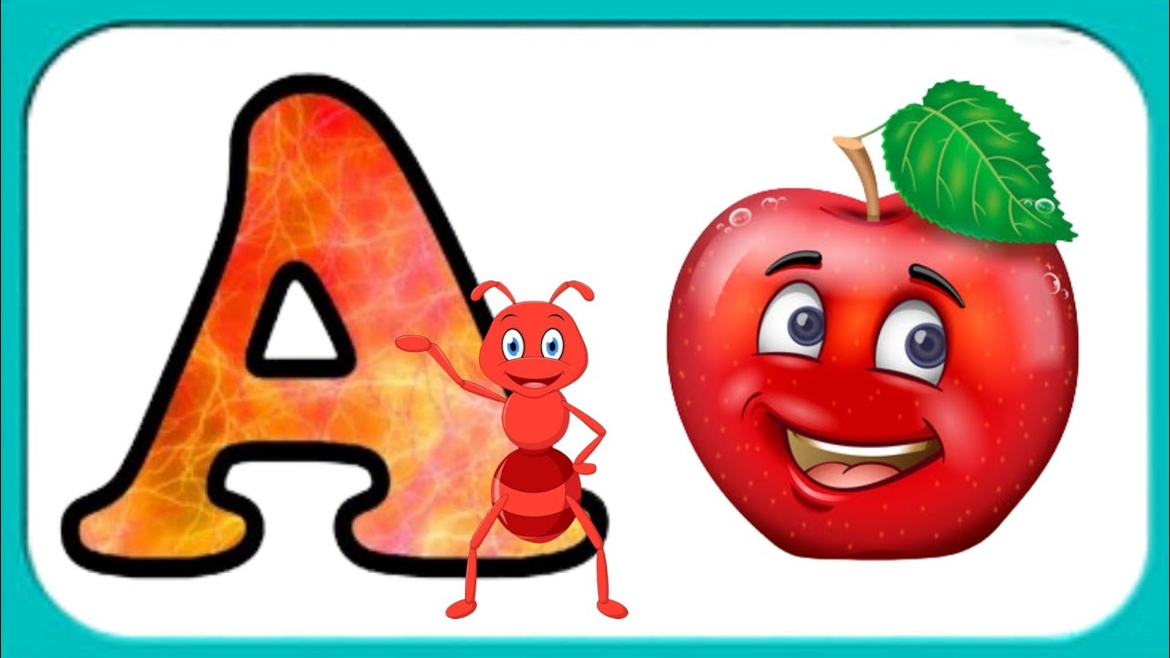 ABC Phonics Song | Phonics Song With Two Words | A For Apple,A For Ant ...