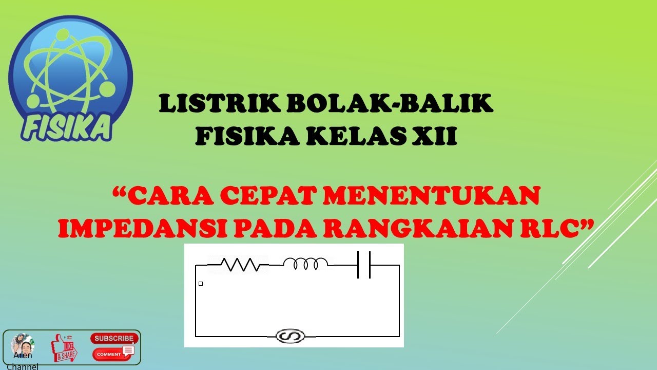 Cara Cepat Menentukan Impedansi Rangkaian RLC - YouTube