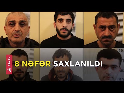 Ağdaşda silah, uyuşdurucu və quldurluğa görə tutulanlar var – APA TV