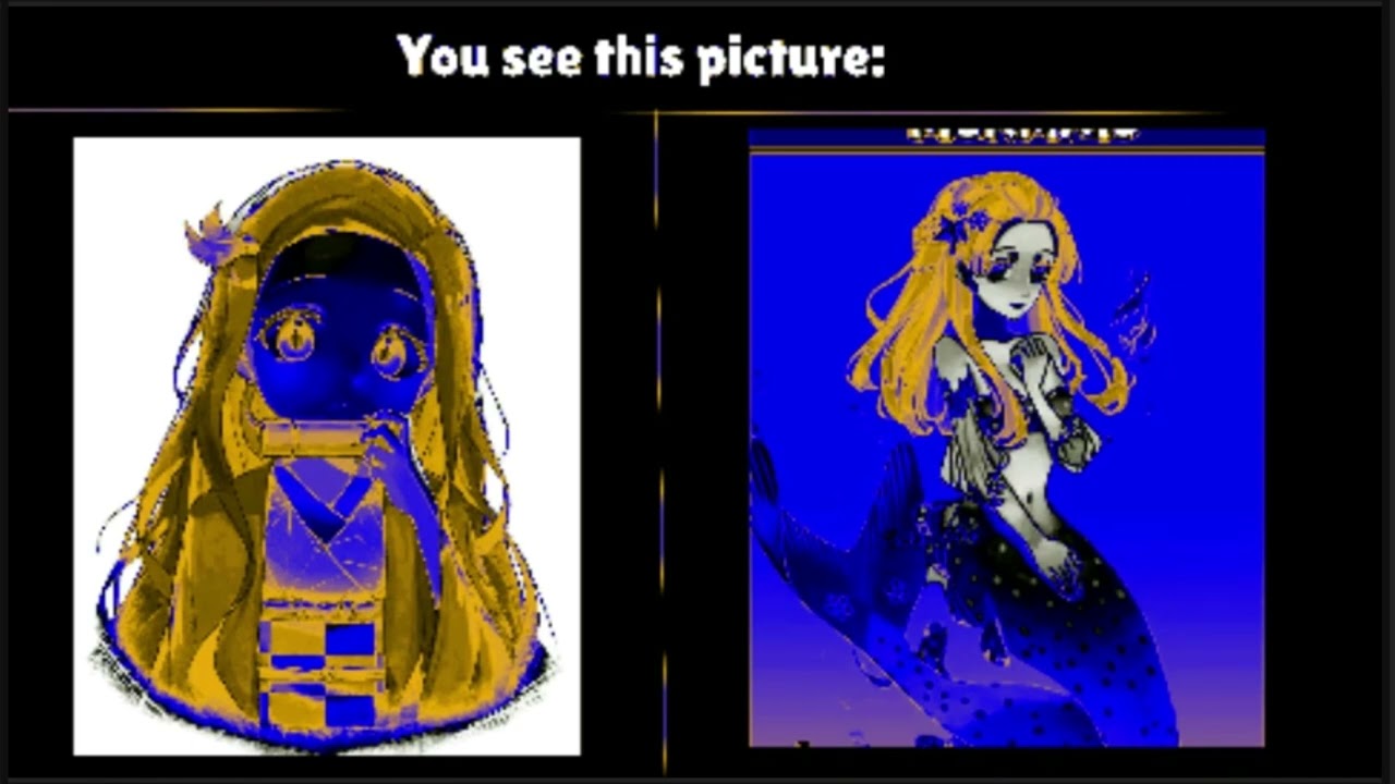 Nezuko Becoming Grayscale (Demon Slayer Characters as Mermaids) in ...