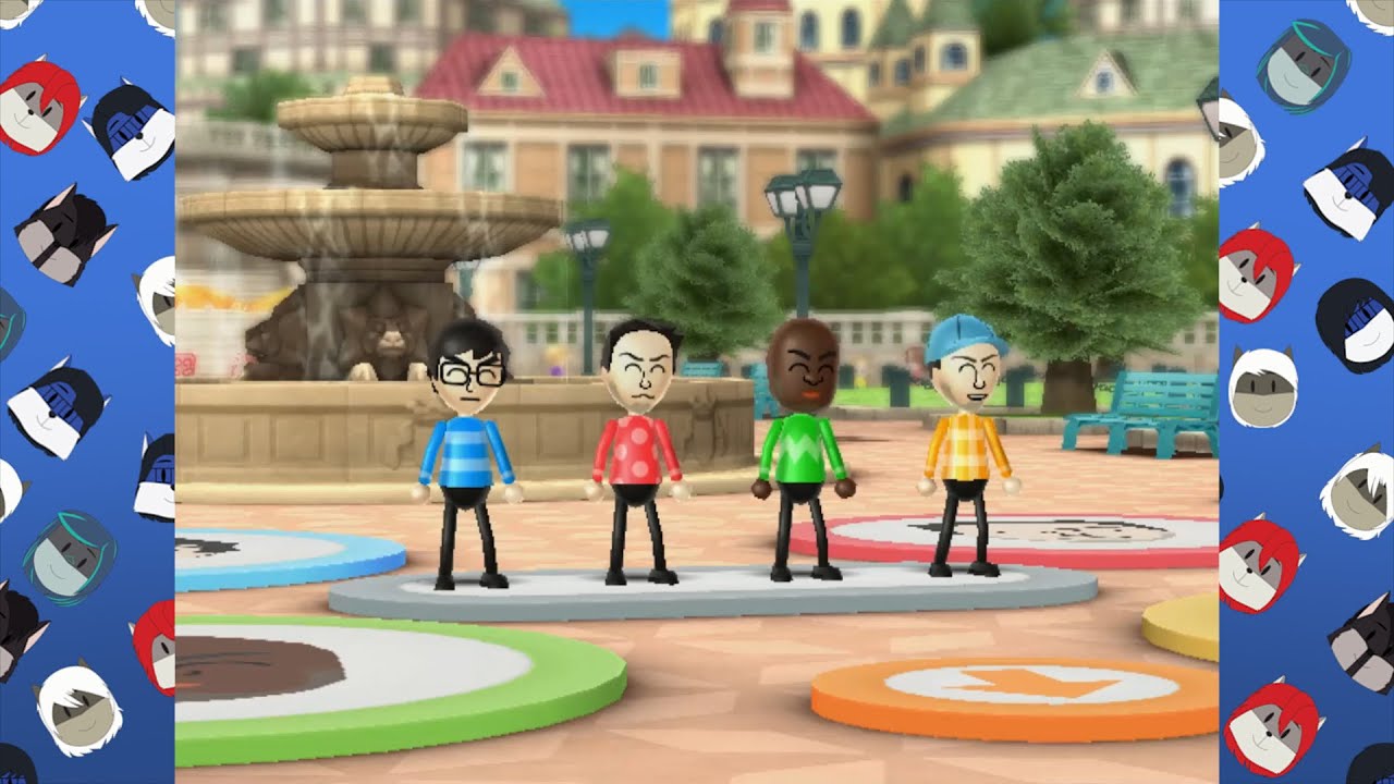 Wii Party - Swap Meet (Me, Nick, Coach and Ellis) - YouTube