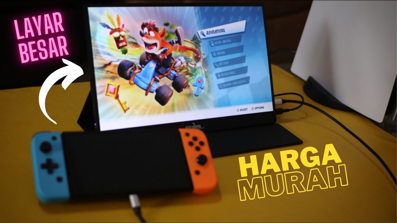 Monitor Portable Murah Untuk Nintendo Switch dan Konsol Lain !! - YouTube