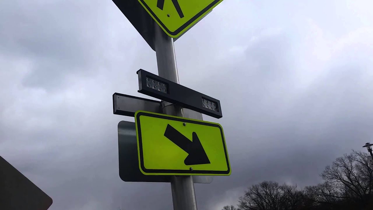 Rectangular Rapid Flashing Beacon (RRFB) Demonstration on Busch Campus ...