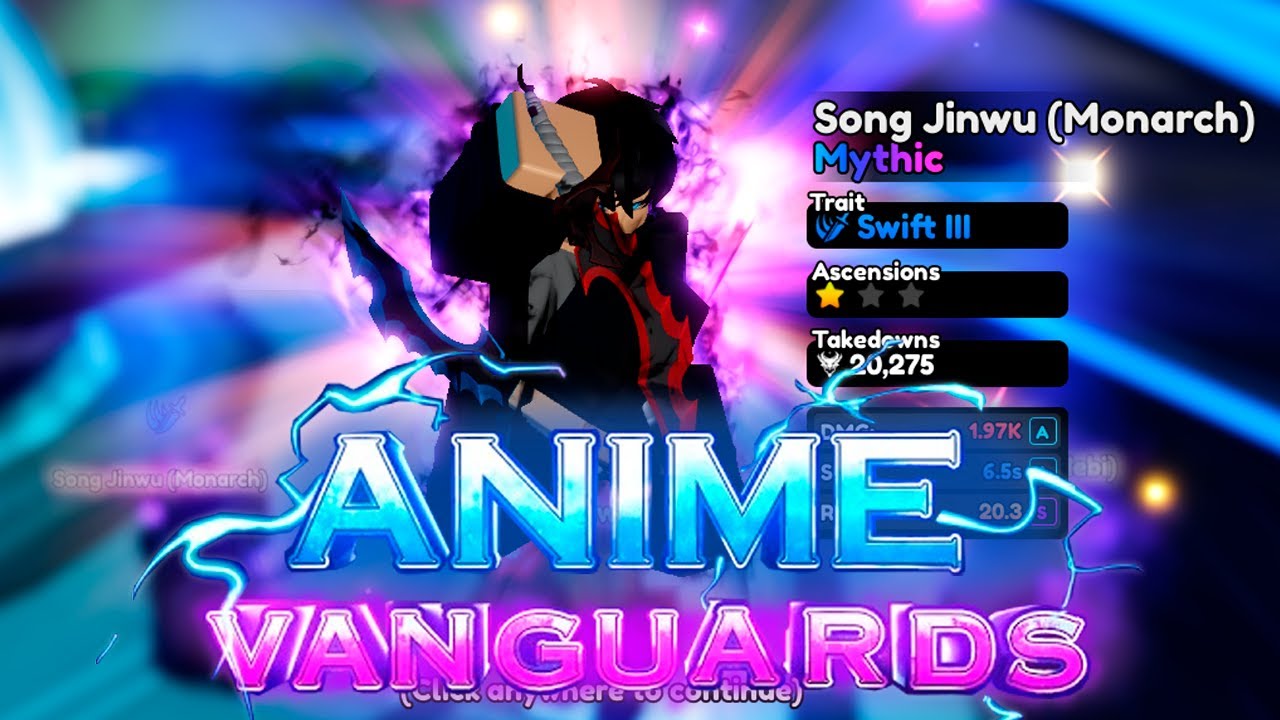 Song Jinwu EVO 50 LVL | Anime Vanguards | Roblox - YouTube