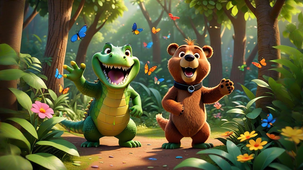 Crocodile Snap Clap — Funny River Song! | Silly Kids Nursery Rhyme ...