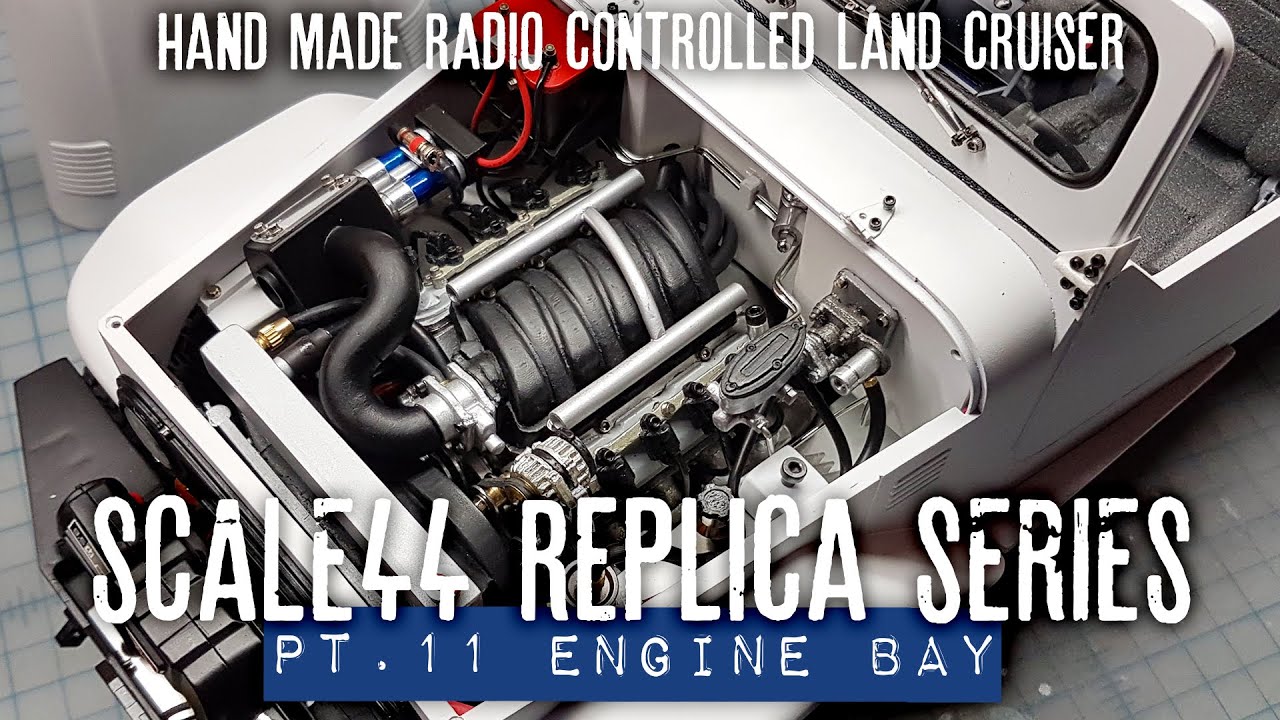 ICON 4x4 FJ44 Radio Controlled Replica Part 11 ENGINE BAY - YouTube
