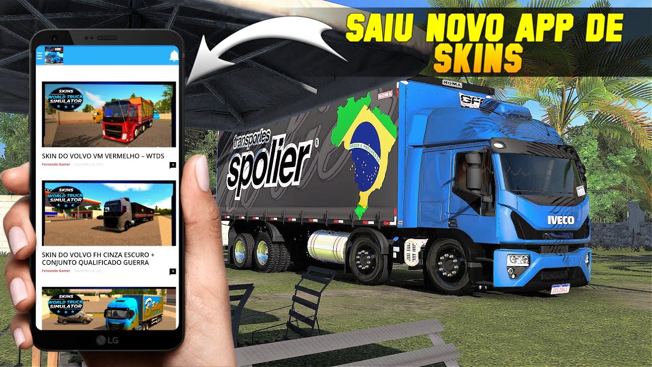 LANÇOU! Aplicativo De Skins Do World Truck (WTDS) DOWNLOAD DAS MELHORES ...