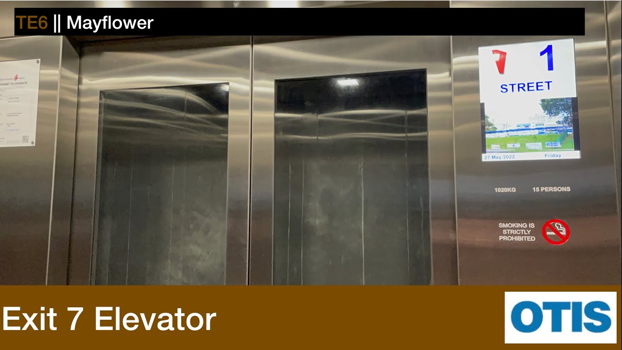 Mayflower MRT Station || Otis Elevator (Exit 7) - YouTube