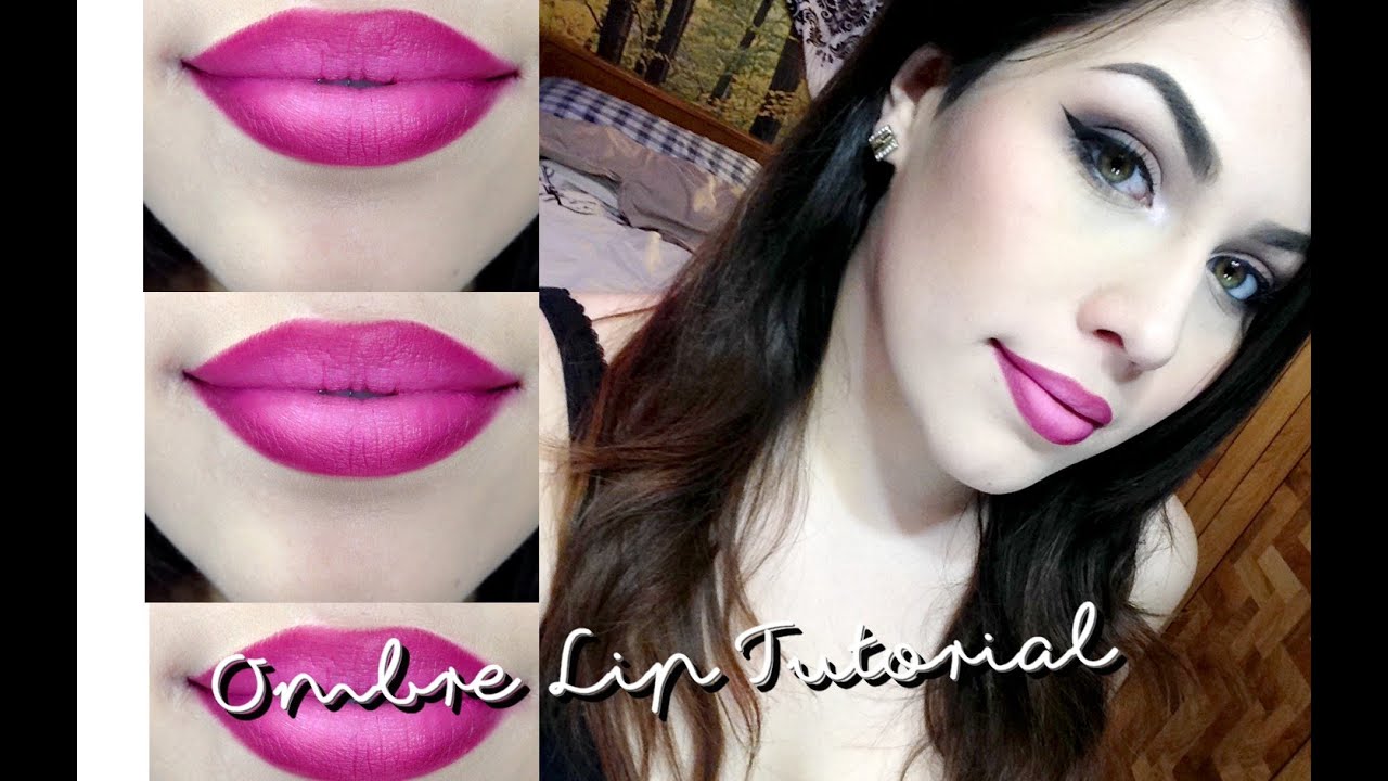 Simple Ombre Lip | Tutorial. - YouTube