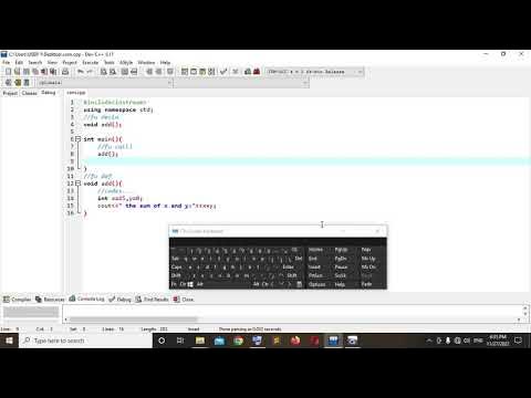 function declaration, calling and Definition in C++ - YouTube