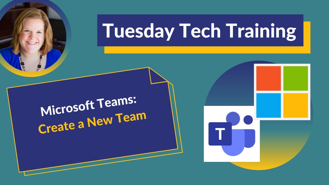 Microsoft Teams: Create a New Team - YouTube