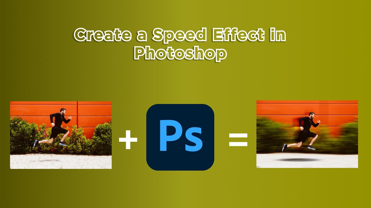 Photoshop Tutorial: Create Dynamic Running Effect - YouTube