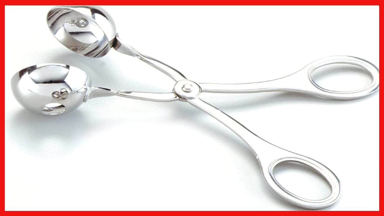 Norpro 155 Stainless Steel Mini Meat Baller Silver, 1.25in/3cm - YouTube