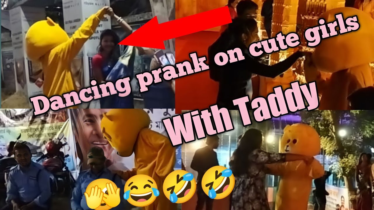Dancing prank on cute girl ॥ Saraswati pujo special ॥🤣🤣॥ #prank # ...