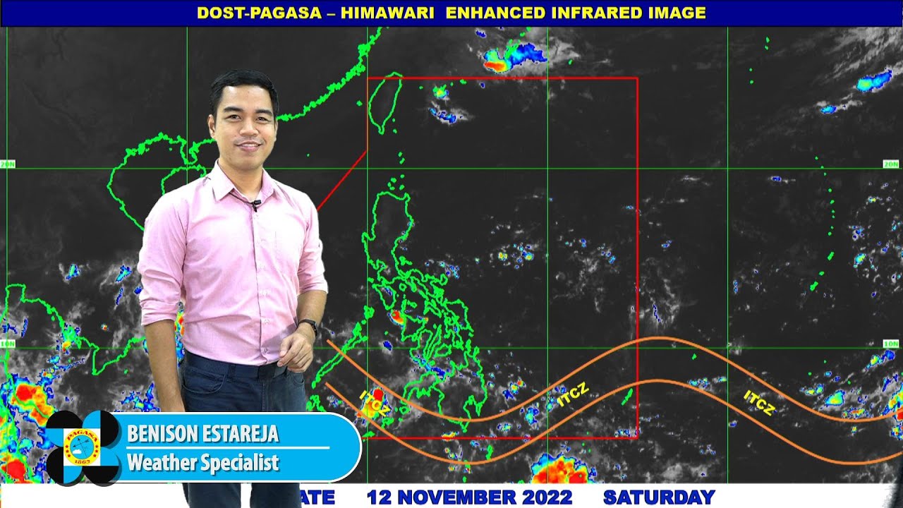 Public Weather Forecast Issued at 4:00 AM | November 12, 2022 - YouTube
