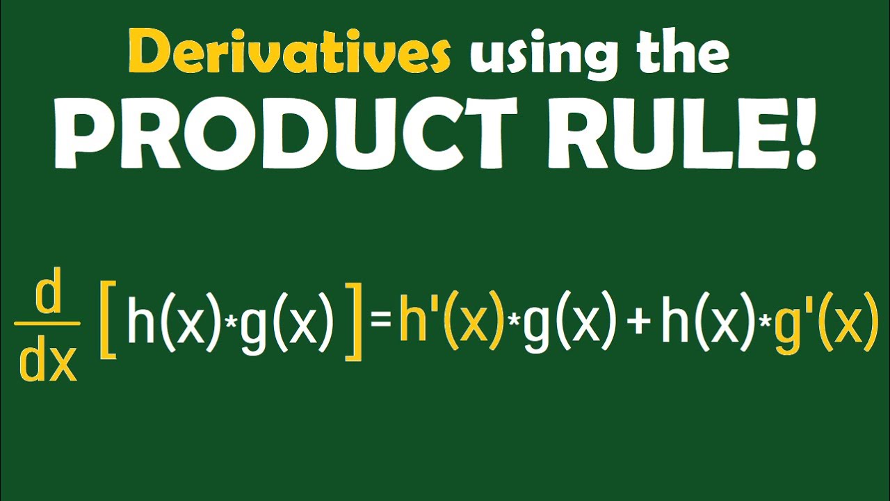 Derivatives: The Product Rule - YouTube