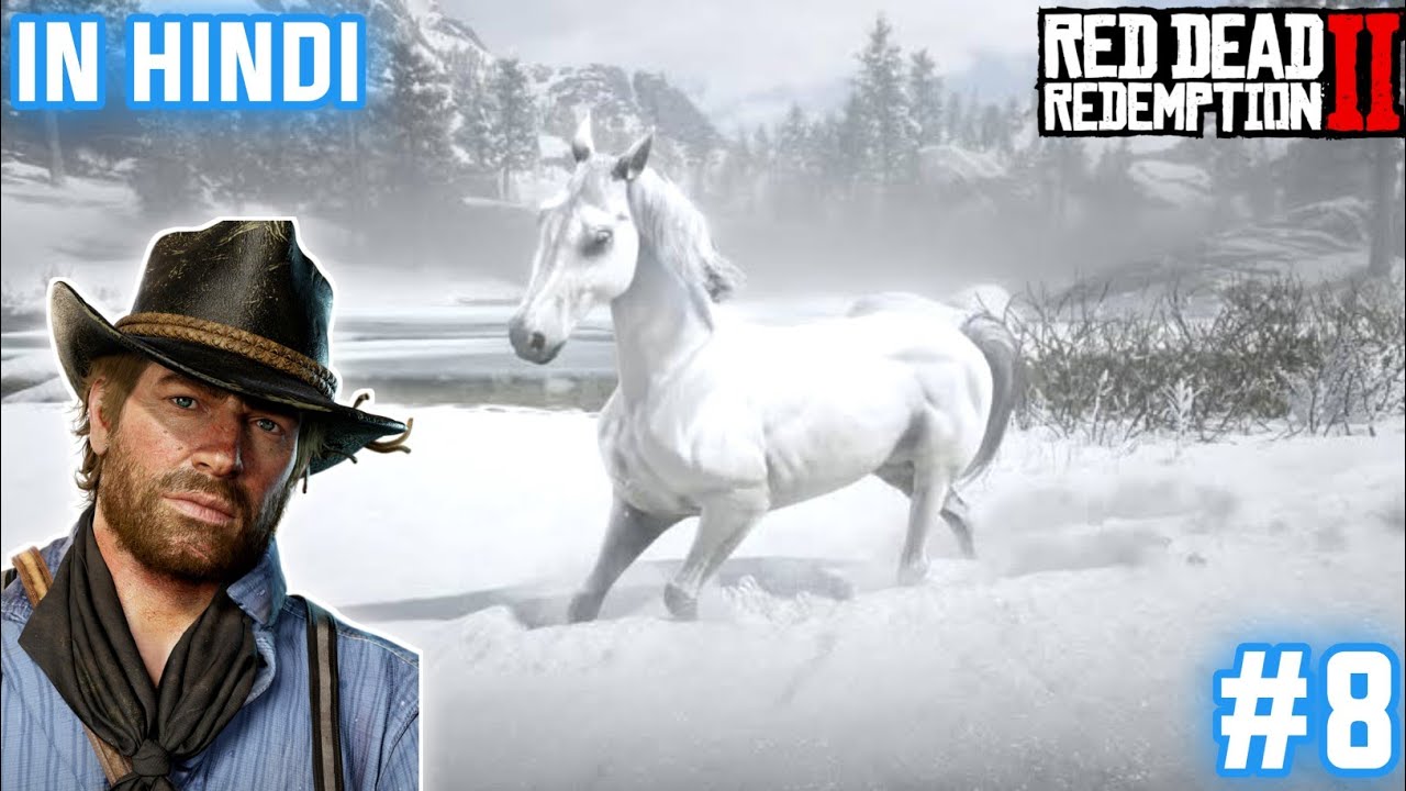 RDR 2 Episode 8 | Taming the Best Horse in RDR2 - White Arabian Horse ...