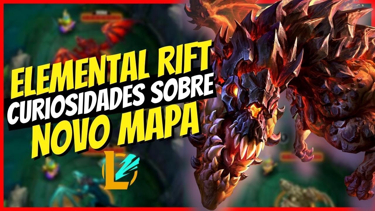 TUDO SOBRE O NOVO MAPA DO WILD RIFT - CURIOSIDADES ELEMENTAL RIFT - YouTube