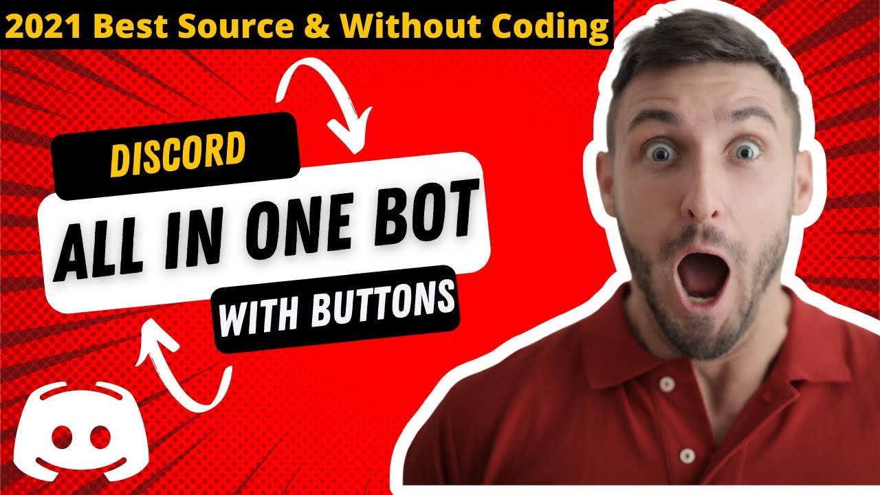 How To Make Discord ALL IN One Bot Like, CarlBot,Dyno,Mee6 With Buttons, 2021 Best Code - YouTube